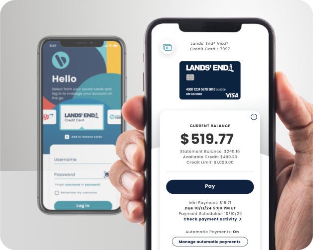 Manage your account